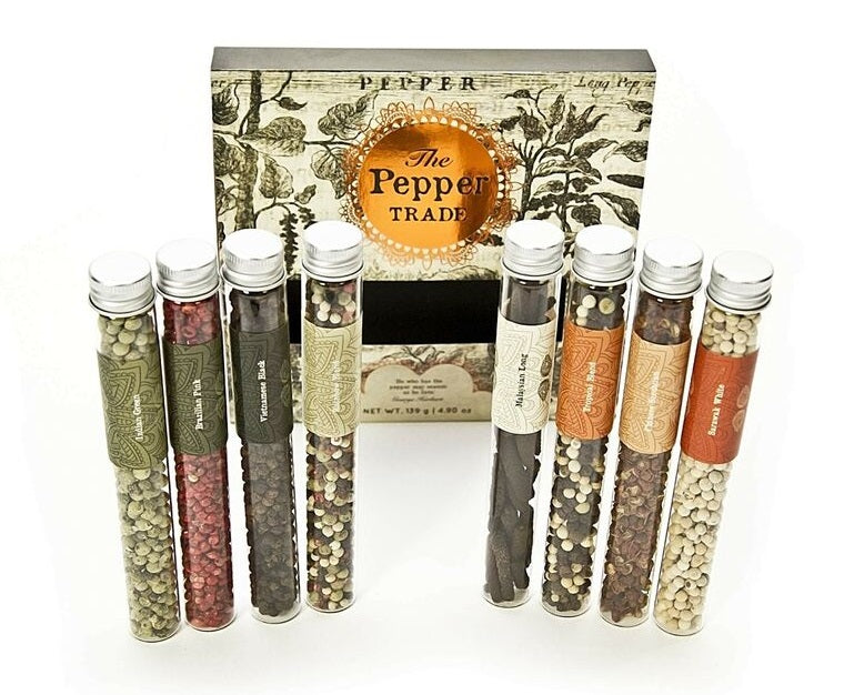 The Pepper Trade Gourmet Peppercorn Blend Collection, 8 Pack Gift Set ...