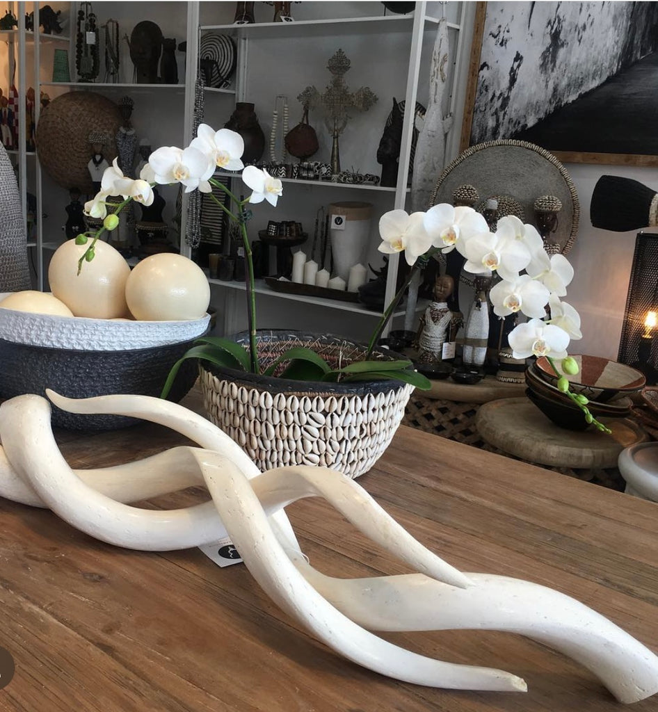 Kudu Horns Animal Head Center Piece Decor| Handmade Farmhouse Decor- S ...